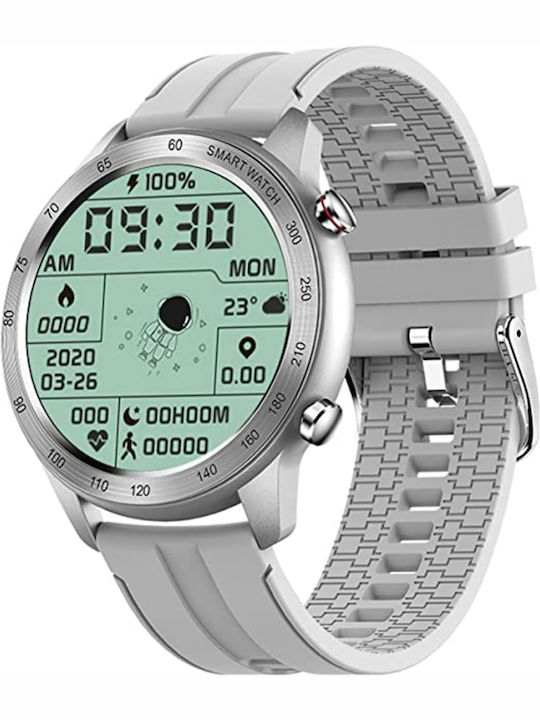 WearFit Pro MX5 Smartwatch with Heart Rate Monitor (Silver) | Skroutz.cy