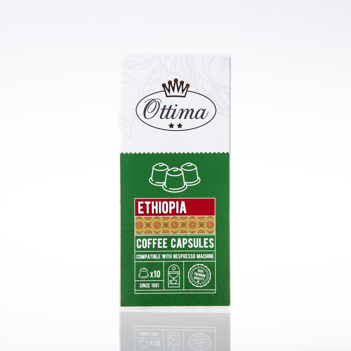 Ottima Κάψουλες Espresso Ethiopia Συμβατές με Μηχανή Nespresso 10caps ...