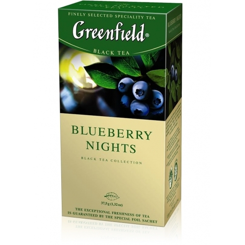 Greenfield Tea Μαύρο Τσάι Blueberry Nights 37.5gr | Skroutz.gr
