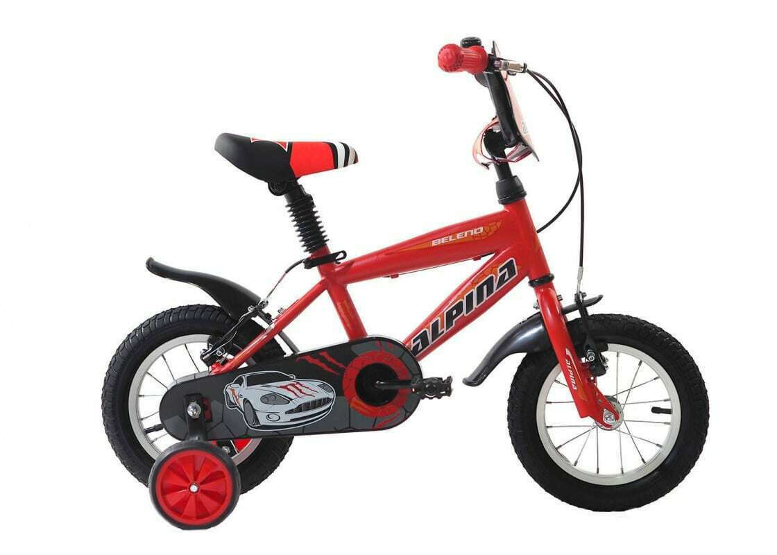 Alpina Beleno 12" Παιδικό Ποδήλατo BMX με Σκελετό Αλουμινίου (2022) Κόκκινο | Skroutz.gr
