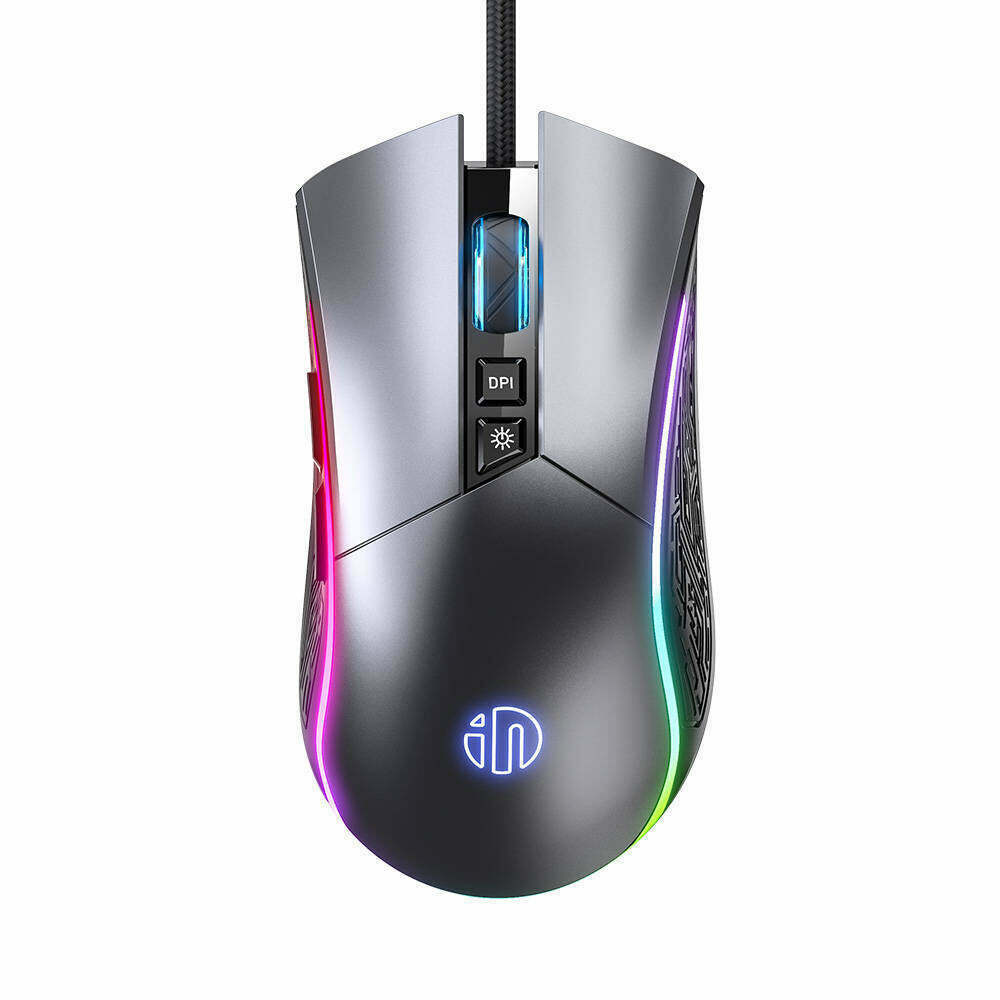 Inphic PW6 RGB Gaming Ποντίκι Ασημί | Skroutz.gr