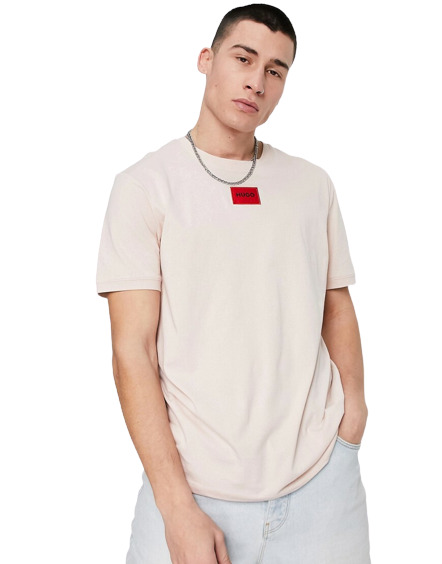 Hugo Boss Ανδρικό T-shirt Κοντομάνικο Ροζ 50447978-683 | Skroutz.gr