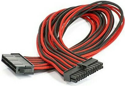 Phanteks 24-Pin ATX - 24-Pin ATX Cable 0.5m Κόκκινο/Μαύρο (PH-CB24P_BR ...