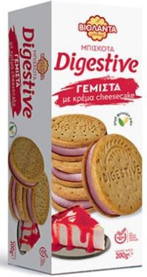 Βιολάντα Μπισκότα Digestive με Γέμιση Κρέμα Cheesecake 200gr | Skroutz.gr