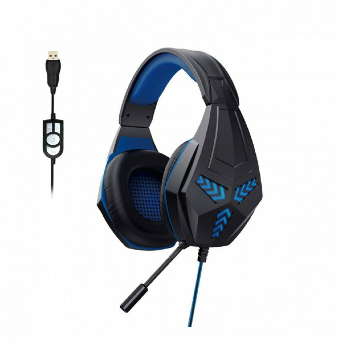 Komc G321 Over Ear Gaming Headset με σύνδεση USB Μπλε | Skroutz.gr
