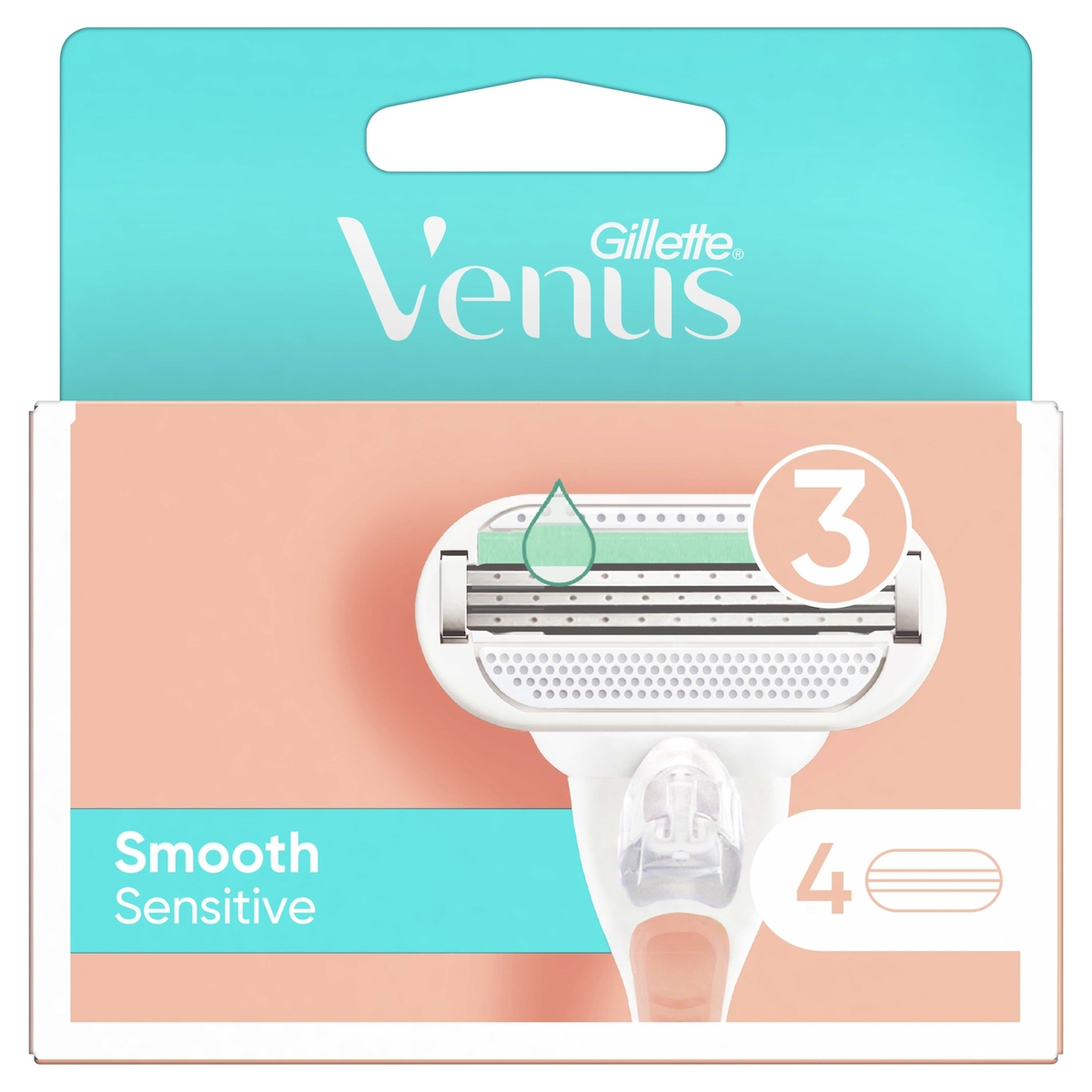 Venus Smooth Sensitive Ξυραφάκι Σώματος με Ανταλλακτικές Κεφαλές 3 ...