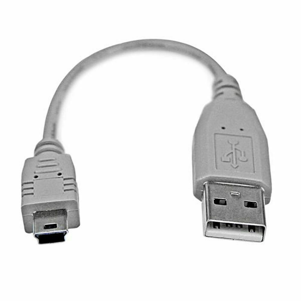 StarTech USB 2.0 Cable USB-A male - mini USB-B male Γκρι 0.15m ...