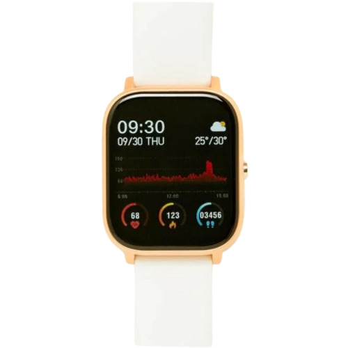 Innova SWC14 Smartwatch με Παλμογράφο (Λευκό) | Skroutz.gr
