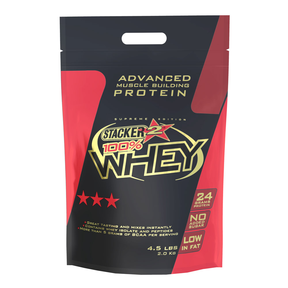 Stacker 2 Whey 100% Πρωτεΐνη Ορού Γάλακτος με Γεύση Chocolate Royal 2kg ...