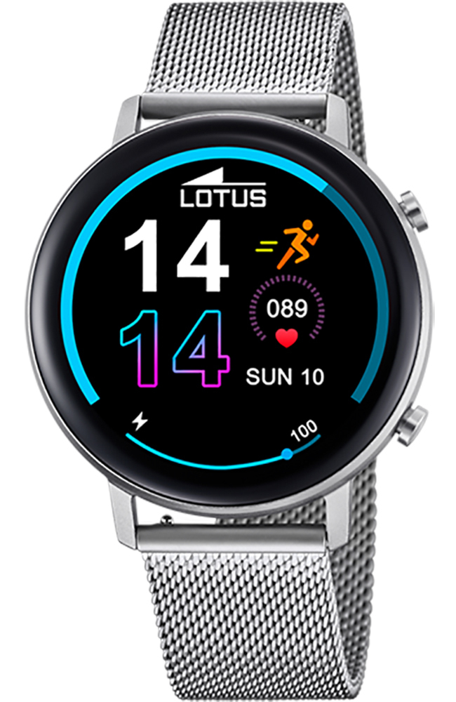Lotus Watches Aluminium 42mm Smartwatch με Παλμογράφο (Ασημί) | Skroutz.gr