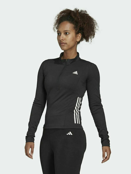 Nike Pacer Χειμερινή Γυναικεία Μπλούζα Μακρυμάνικη Μαύρη CU3270-010 ...