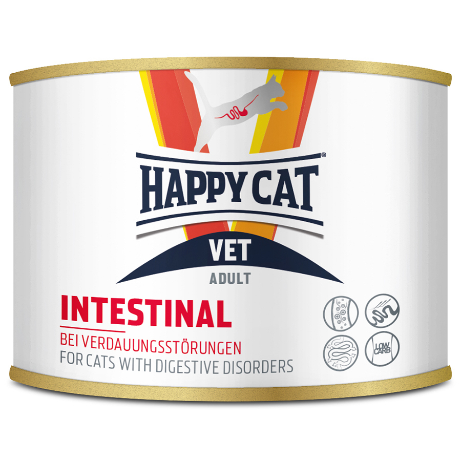 Happy Cat Vet Diet Intestinal Υγρή Τροφή για Ενήλικες Γάτες με ...