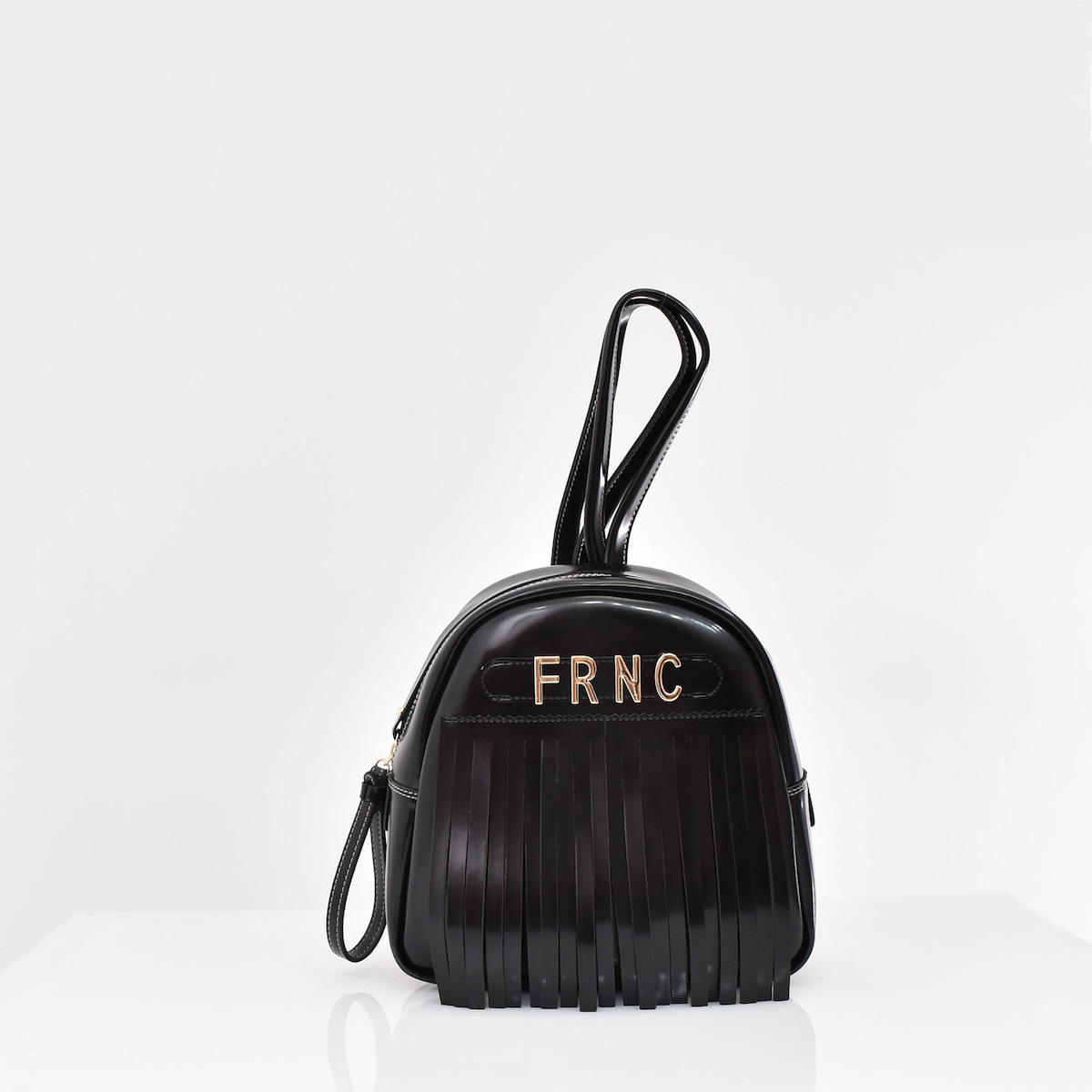 FRNC Small 4424 Γυναικεία Τσάντα Πλάτης Μαύρη | Skroutz.gr