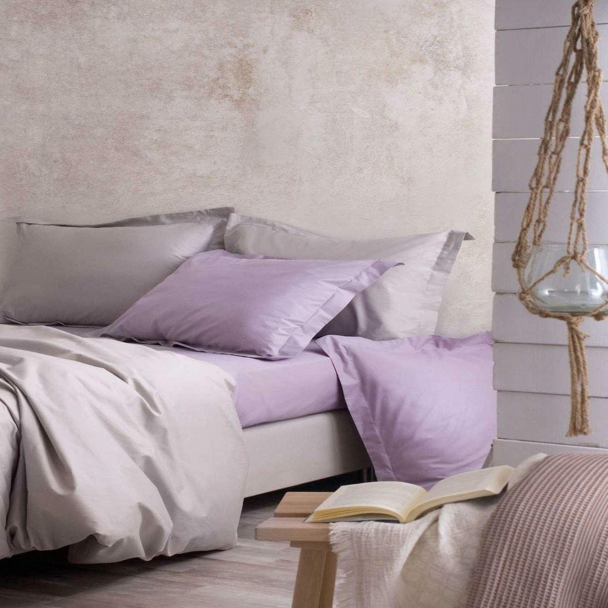 Rythmos Σετ Σεντόνια Υπέρδιπλα 245x270εκ. Scenario 110-218-150 Orchid ...