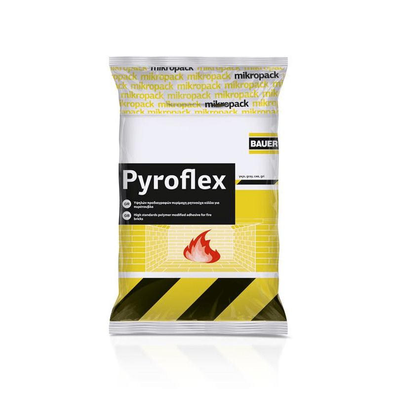 Bauer PYROFLEX Κόλλα Πυρότουβλων Γκρι 5kg 1.01.00.0310 | Skroutz.gr