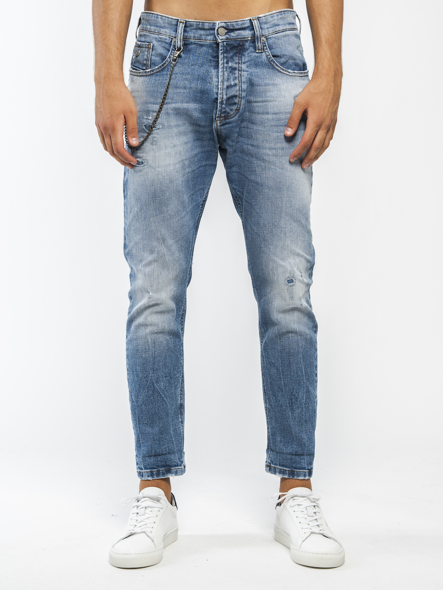 Staff Nollan Ανδρικό Παντελόνι Τζιν σε Slim Εφαρμογή Γαλάζιο 5-819.364.S3.048 | Skroutz.gr