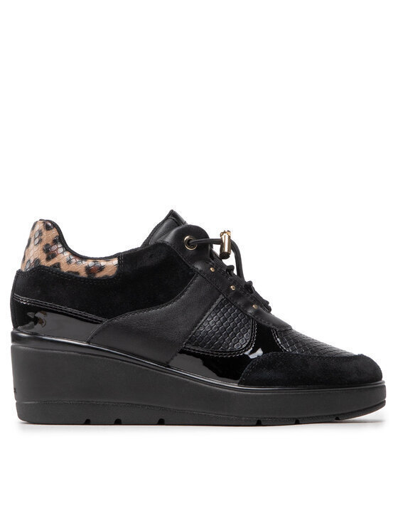 Geox D Ilde A Γυναικεία Sneakers Μαύρα D26RAA0AR22C9999 | Skroutz.gr