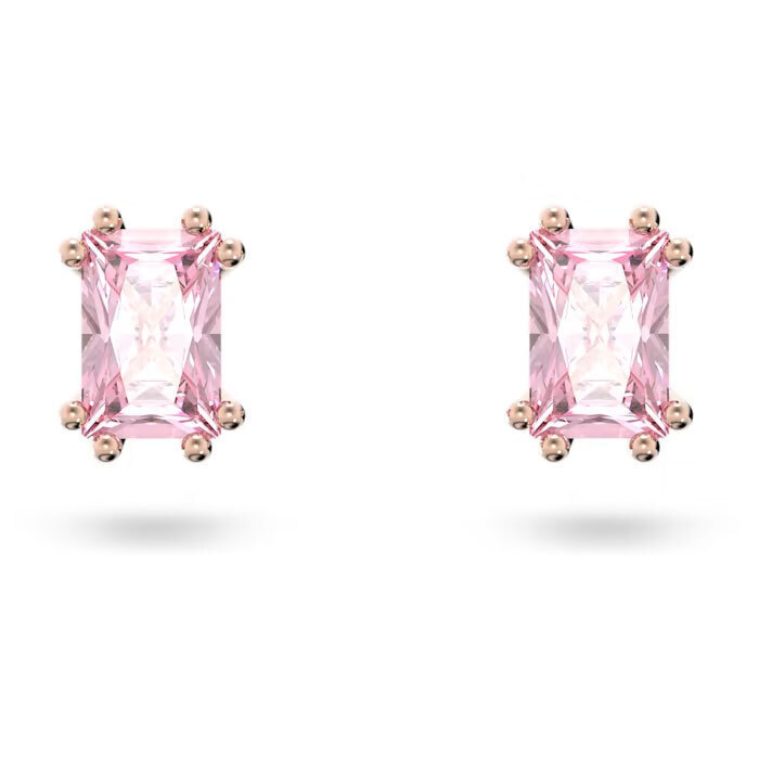 Swarovski Stilla Cushion Γυναικεία Σκουλαρίκια Επιχρυσωμένα με Πέτρες ...