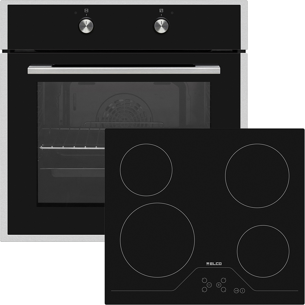 Elco A-6021 ΒΙ + HB-4V31 S Φούρνος άνω Πάγκου 69lt με Κεραμικές Εστίες ...