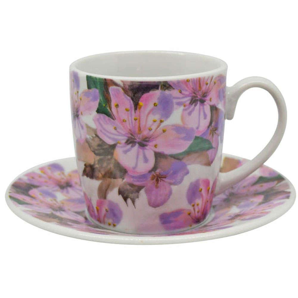 Ankor Σετ Φλιτζάνια Καφέ από Πορσελάνη Ροζ 110ml 821440 6τμχ | Skroutz.gr