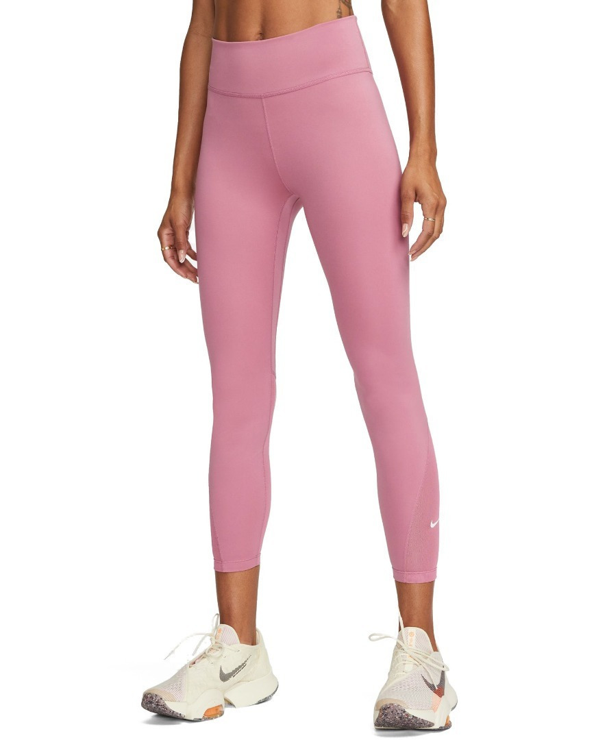 Nike One Running Γυναικείο Cropped Κολάν Ψηλόμεσο Μωβ DD0249-667 ...