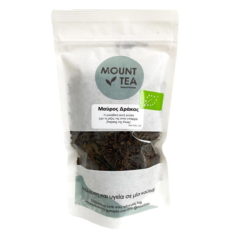 Mount Tea Μαύρο Τσάι Βιολογικό Μαύρος Δράκος 100gr | Skroutz.gr