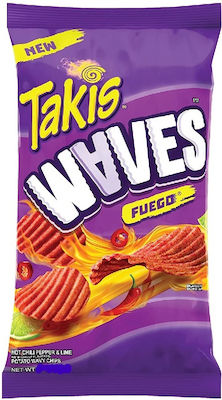 Takis Πατατάκια Fuego Waves με Γεύση Τσίλι & Λάιμ 80gr | Skroutz.gr