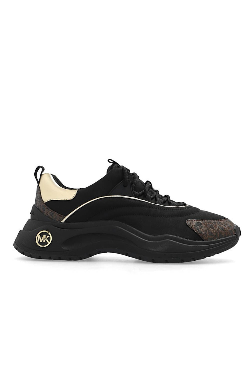 Michael Kors Dara Trainer Γυναικεία Chunky Sneakers Μαύρα 43F2DRFS6D ...