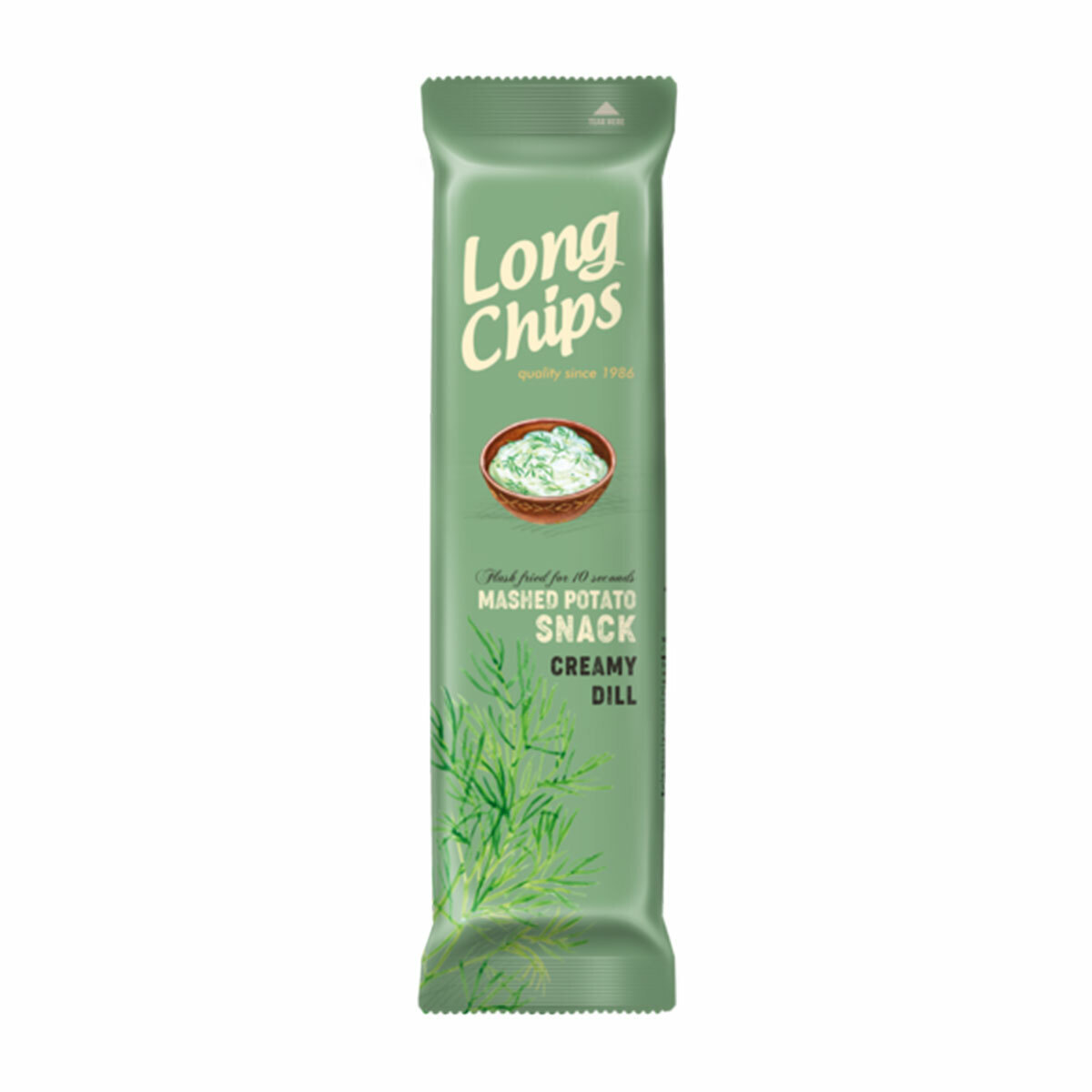 Long Chips Πατατάκια Creamy Dill με Γεύση 75gr | Skroutz.gr