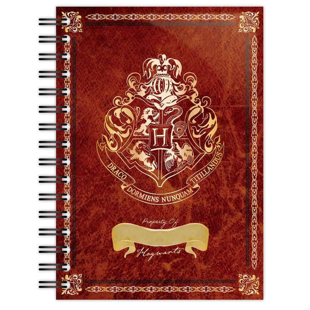 Harry Potter Hogwarts Notebook Carnet Spiral A5 Roșu | Skroutz Romania