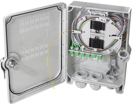 LogiLink FTTH/FTTB Termination Box (24x LC/APC Fully Loaded) | Skroutz.gr