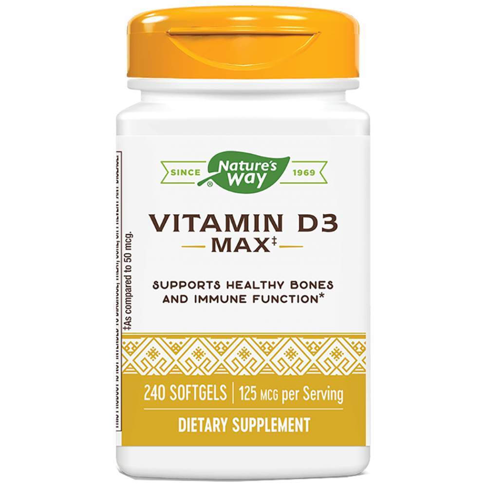 Nature's Way Vitamin D3 Max Vitamin für Stärkung des Immunsystems & die ...