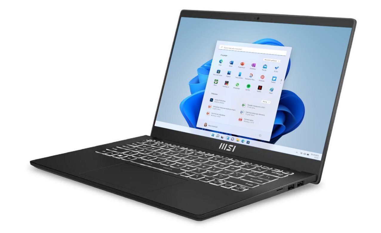 MSI Modern 14 C12M-037PL 14" FHD (i5-1235U/8GB/512GB SSD/W11 Home) (US ...