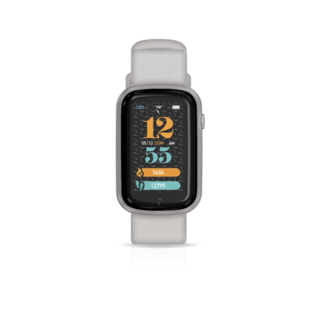 Techmade Steps Smartwatch με Παλμογράφο (Ασημί) | Skroutz.gr