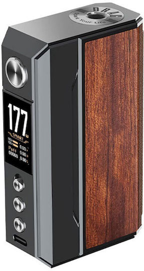 Voopoo Box Mod Drag 4 177W Gunmetal Rosewood | Skroutz.gr