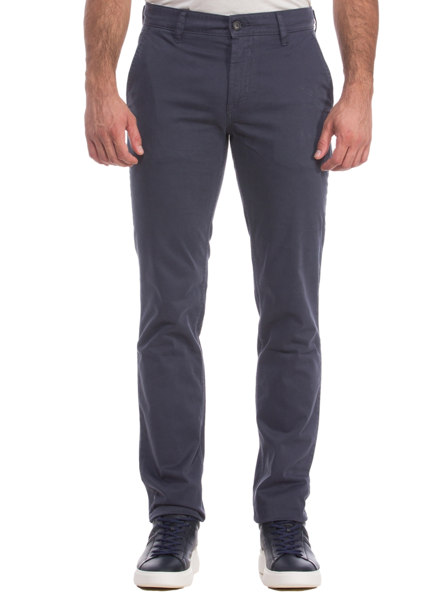 Hugo Boss Ανδρικό Παντελόνι Chino σε Slim Εφαρμογή Γκρι 50470813-408 ...