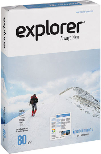 Explorer Paper Χαρτί Εκτύπωσης A4 80gr/m² 500 φύλλα | Skroutz.gr
