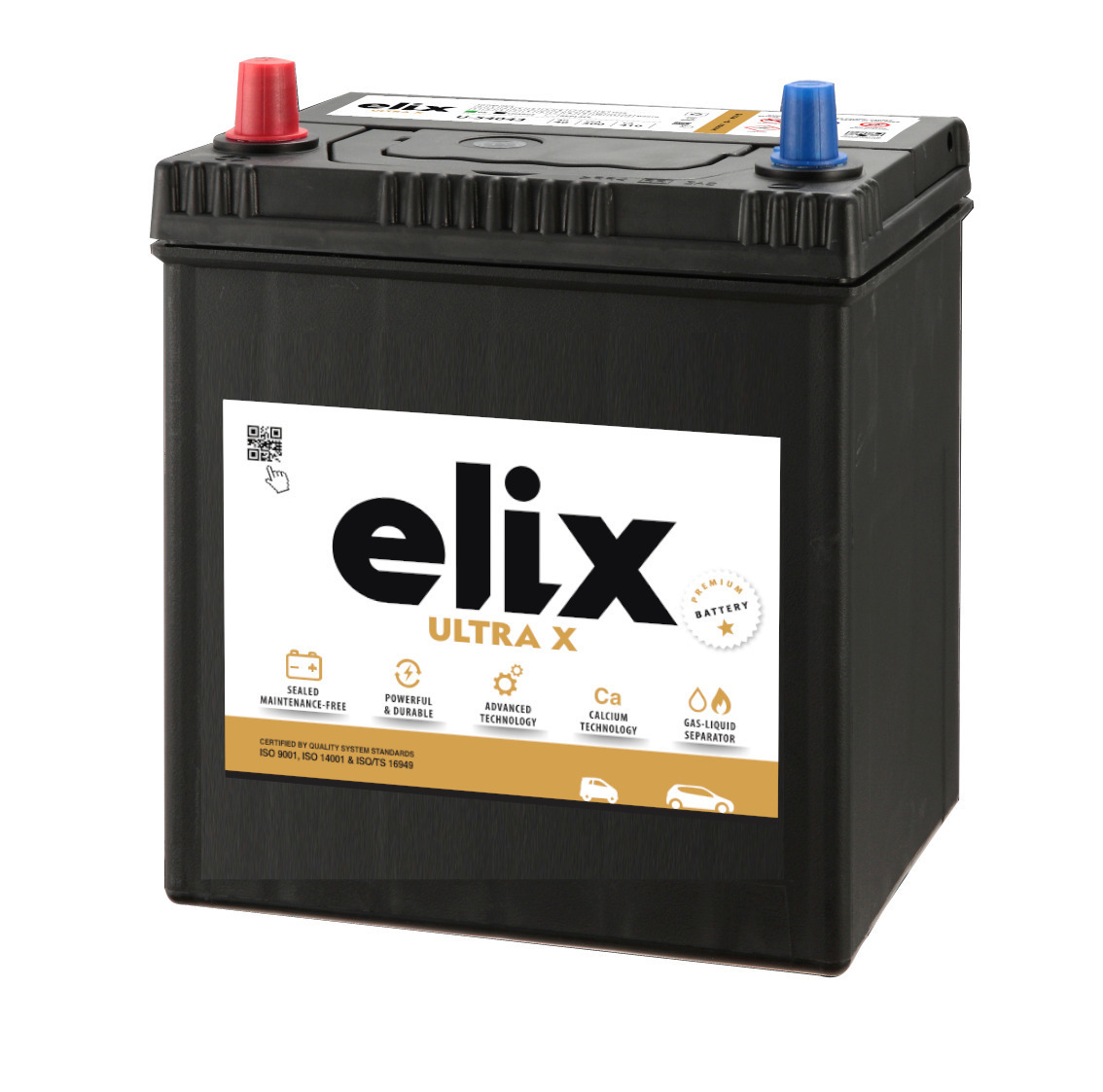Elix Μπαταρία Αυτοκινήτου Ultra X 12V ELX-U-54043 με Χωρητικότητα 35Ah ...