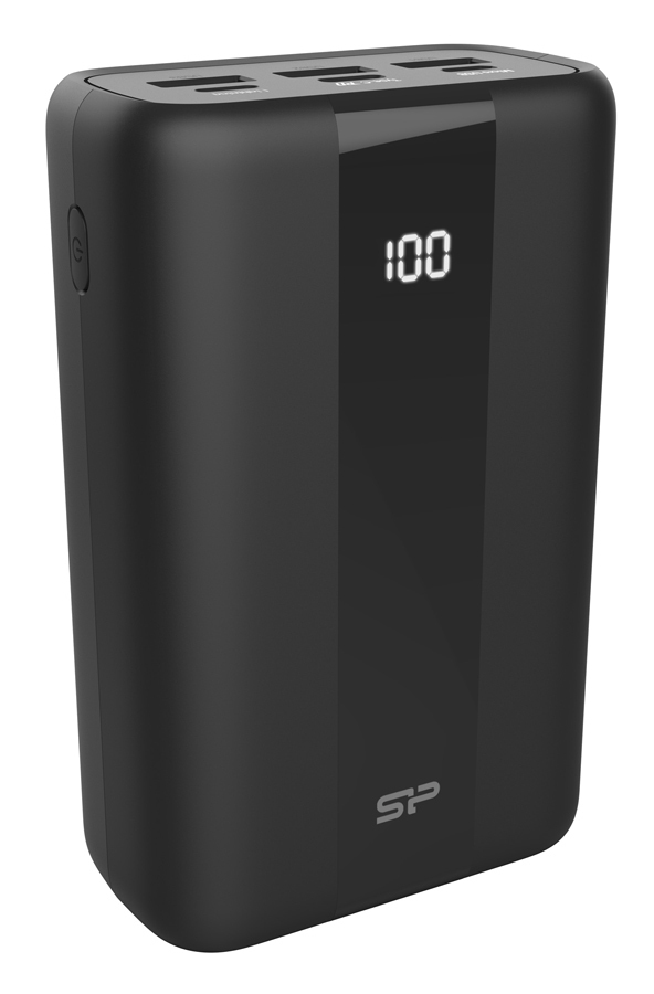 Silicon Power QX55 Power Bank 30000mAh 22.5W με 3 Θύρες USB-A και Θύρα ...