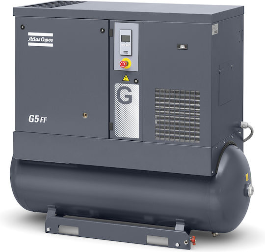 Atlas Copco G5FF Τριφασικό Κομπρεσέρ Αέρος 145dB με Ισχύ 7.5hp και ...