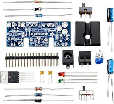 Adafruit Adjustable Breadboard Power Supply Kit-ADA184 | Skroutz.gr