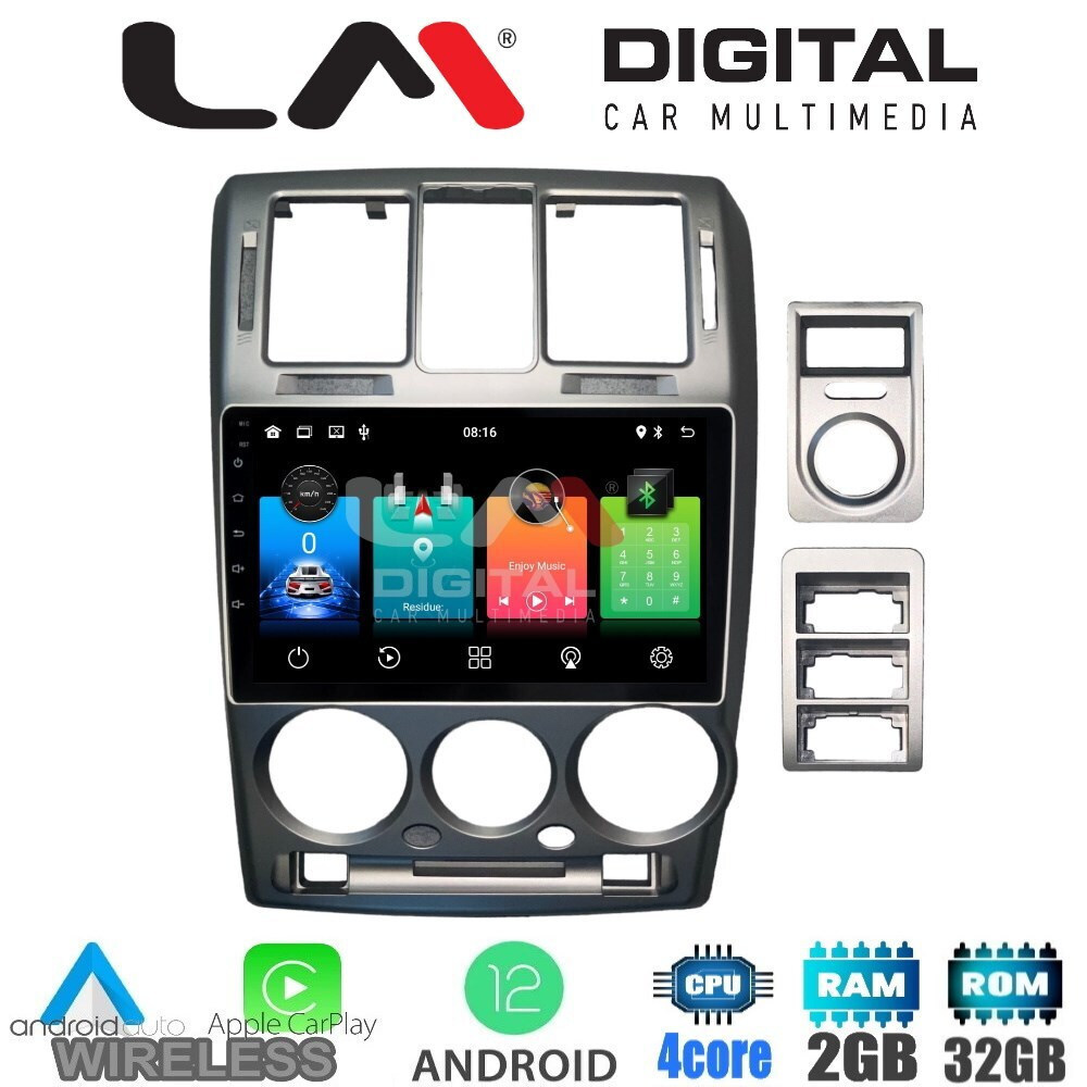 LM Digital Ηχοσύστημα Αυτοκινήτου για Hyundai Getz 2002-2012 (Bluetooth/USB/WiFi/GPS) με Οθόνη ...