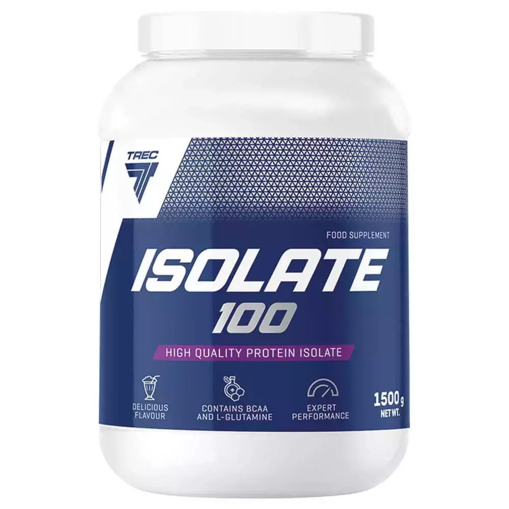 Trec Isolate 100 Πρωτεΐνη Ορού Γάλακτος με Γεύση Creamy Vanilla 1.5kg ...