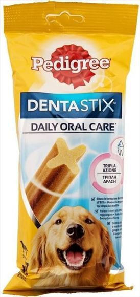 Pedigree Dentastix Οδοντικό Stick Σκύλου για Μεγαλόσωμες Φυλές με Γεύση ...