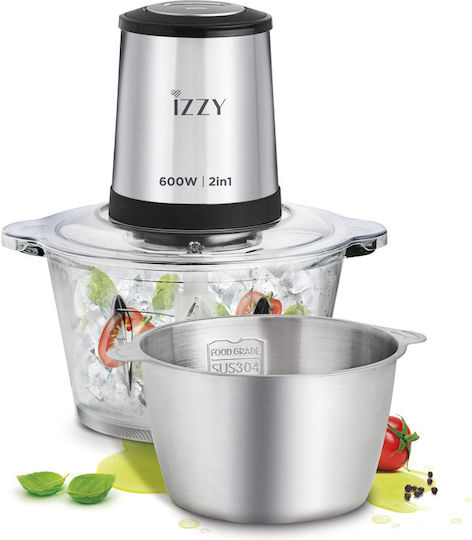 Izzy Κοπτήριο Multi 600W 2σε1 με 2 μπολ | Skroutz.gr