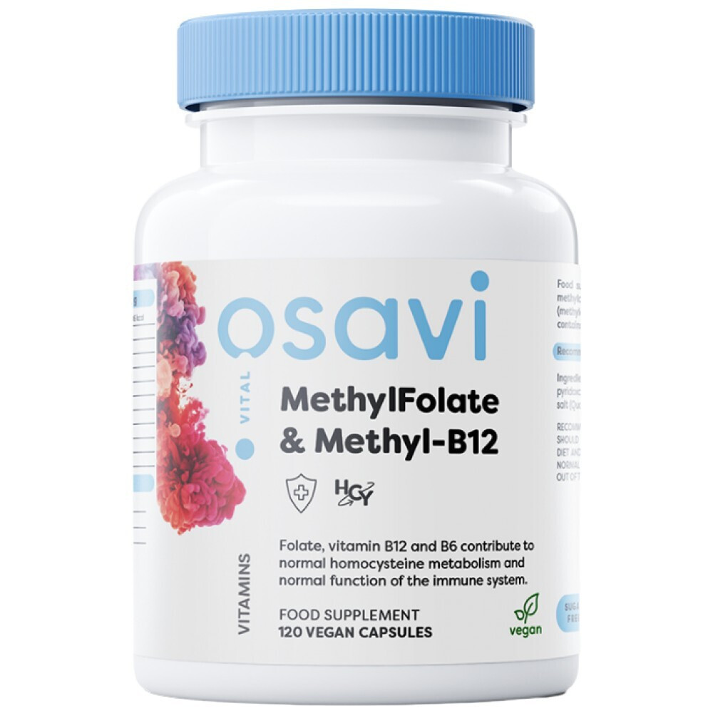 Osavi MethylFolate & Methyl-B12 Vitamina pentru Sănătatea Sistemului ...
