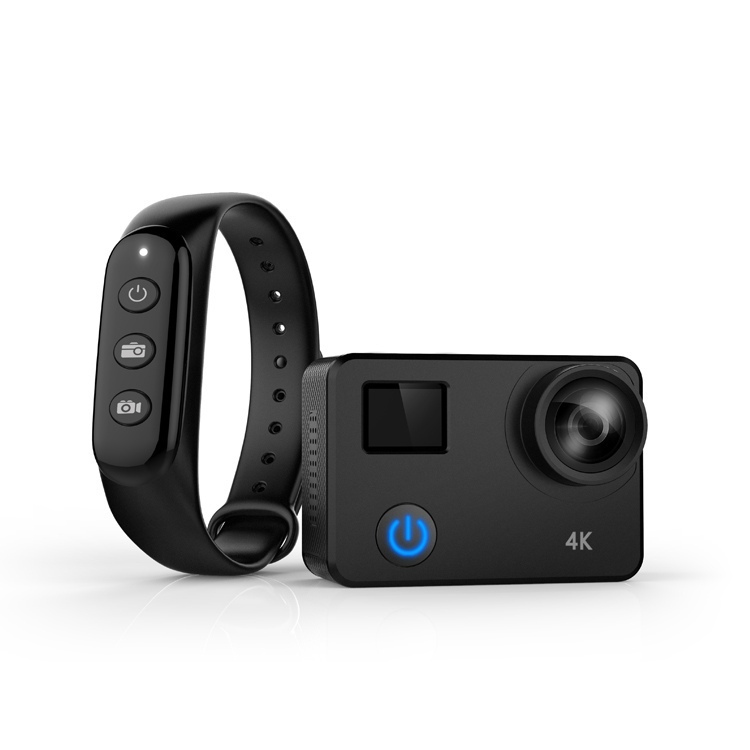 PROtech A91 Action Camera 4K Ultra HD Υποβρύχια με WiFi Μαύρη με Οθόνη ...