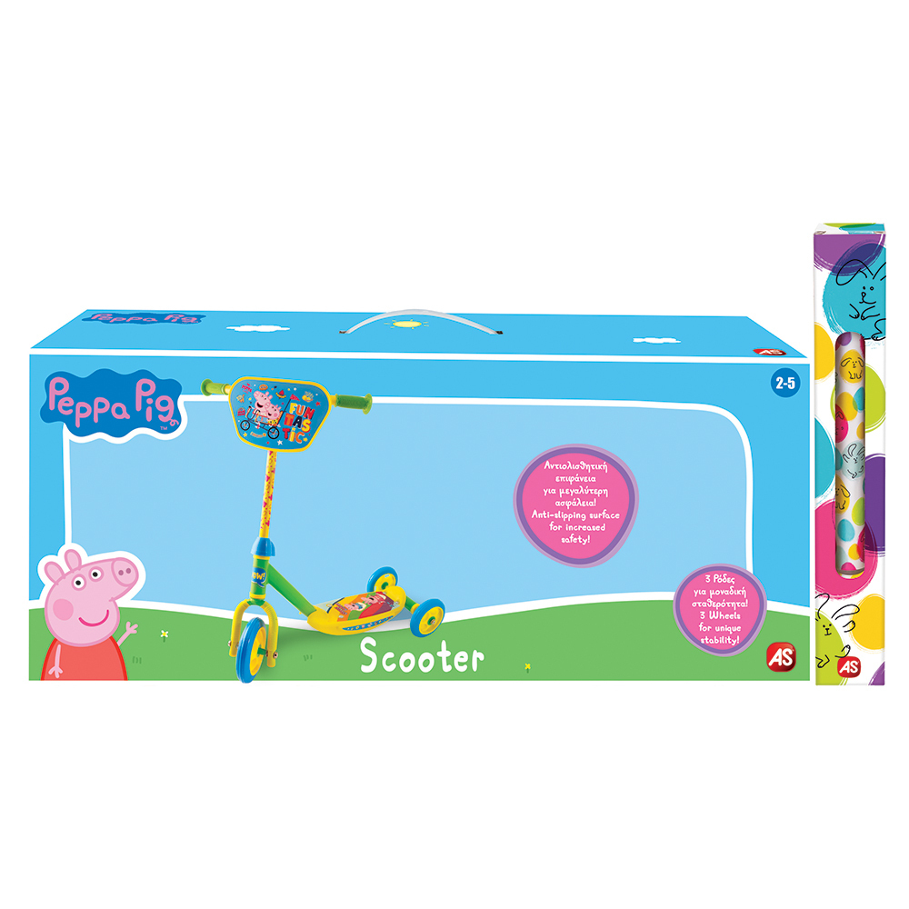 Παιχνιδολαμπάδα Peppa Pig Scooter 5004-50224 για 2+ Ετών AS | Skroutz.gr