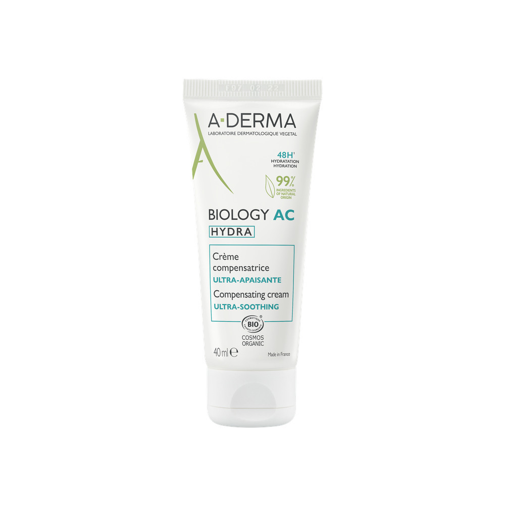 A-Derma Biology AC Hydra 48ωρη Ενυδατική & Ρυθμιστική Κρέμα Προσώπου ...