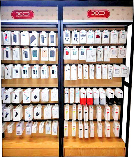 XO Σταντ Προβολής Προϊόντων Π220xΒ100xΥ28cm Display Shelf Led Logo Big ...